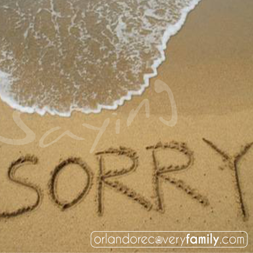 Saying “Sorry”